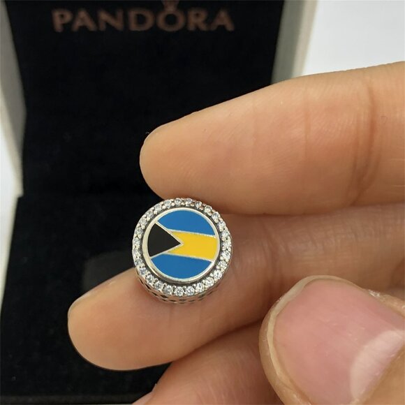 Pandora | Jewelry | Pandora Bahamas Flag Exclusive Charm | Poshmark